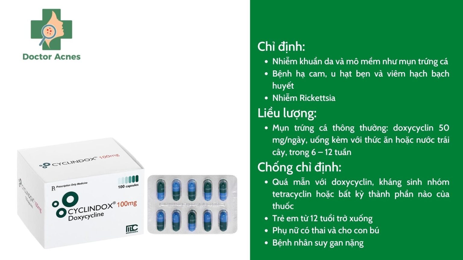 Top 11 thuốc uống trị mụn Bác sĩ khuyên dùng