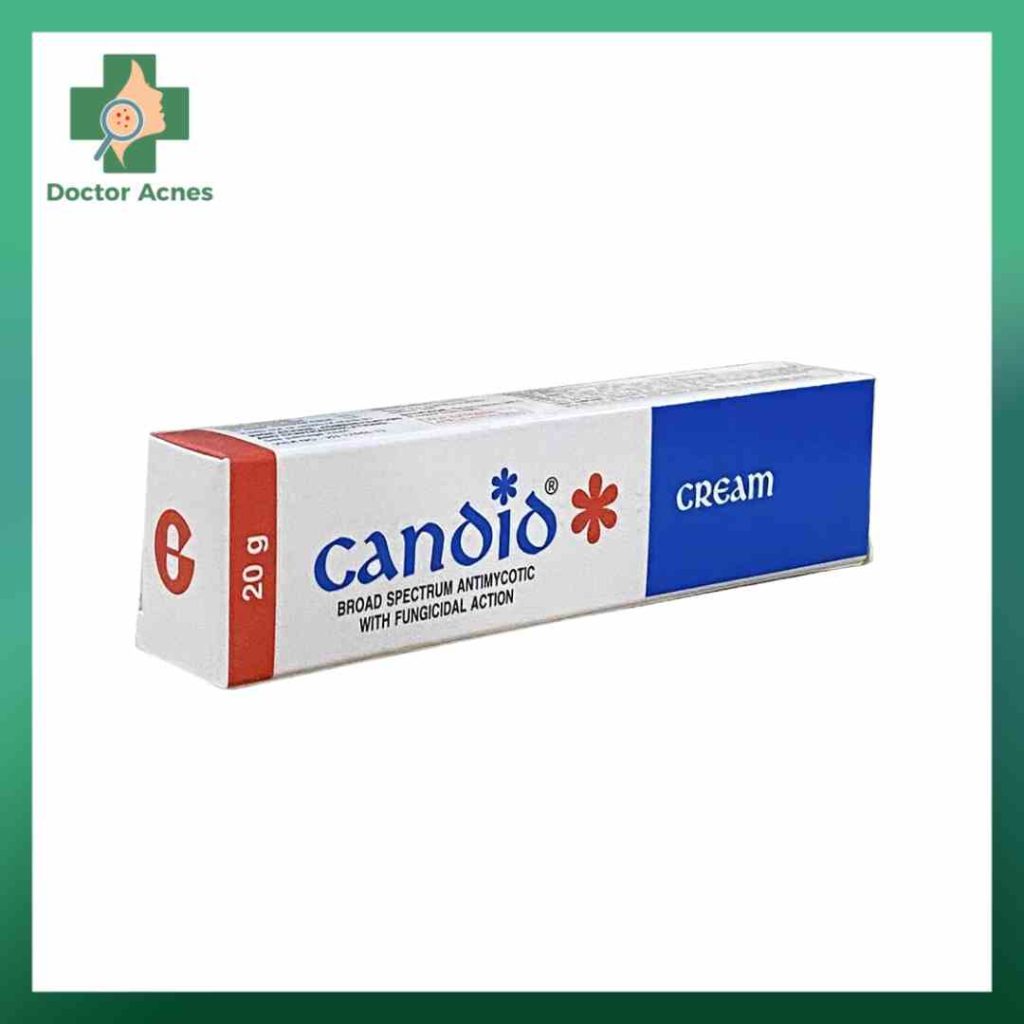 Kem bôi Candid Cream Glenmark điều trị nấm da chân, nấm da đùi (20g ...