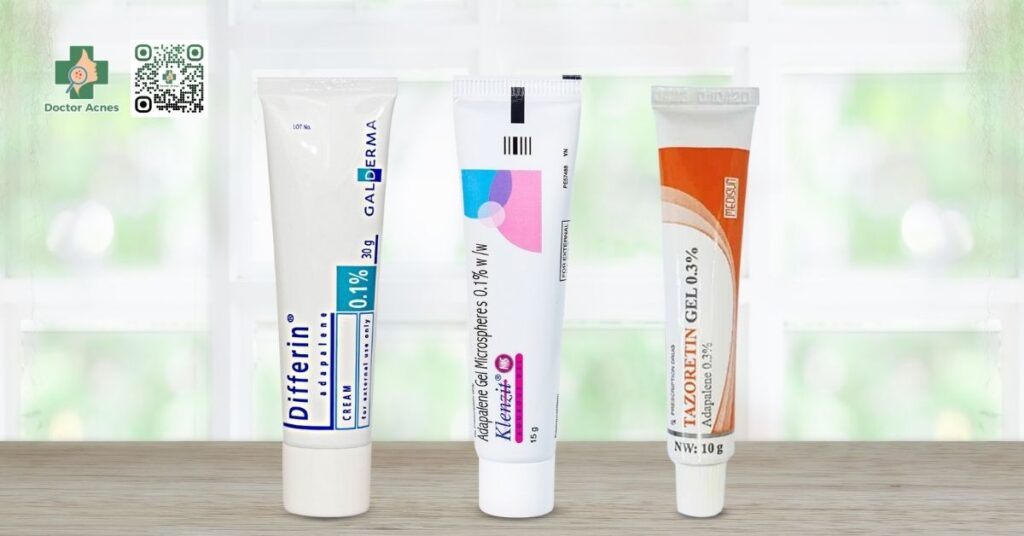 Adapalene là gì? Công dụng và liều dùng để điều trị mụn