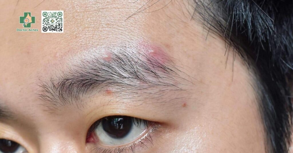Nổi mụn ở chân mày: nguyên nhân, cách điều trị và phòng ngừa